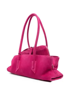 Attico La Passeggiata Small Leather Shoulder Bag - Pink