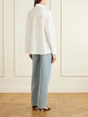 Loulou De Saison Colin Cotton Poplin Oversized Shirt