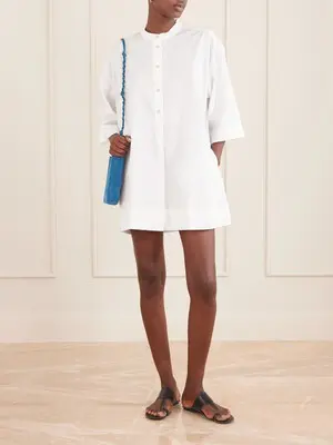 JAMIE HALLER Cotton Mini Dress