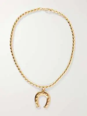 MARTHA CALVO Wish Me Luck -tone Necklace - Gold