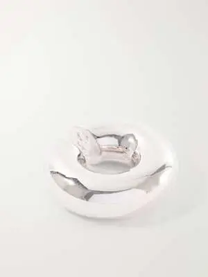 MARTHA CALVO Toned Ear Cuff - Silver