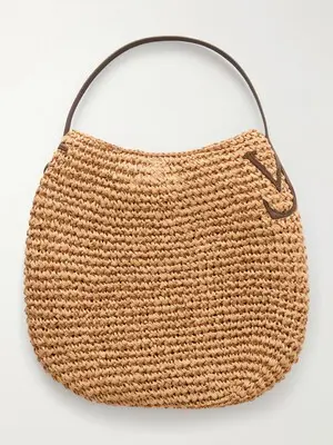 JW Anderson Raffia Tote - Brown