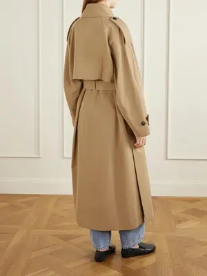 RÓHE Classic Double-breasted Gabardine Trench Coat