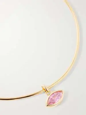 MARTHA CALVO Protection Sapphire -toned Necklace