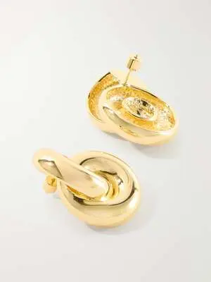 MARTHA CALVO Amina 14-karat -plated Earrings