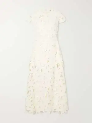 Simkhai Broderie Anglaise Crepe Gown