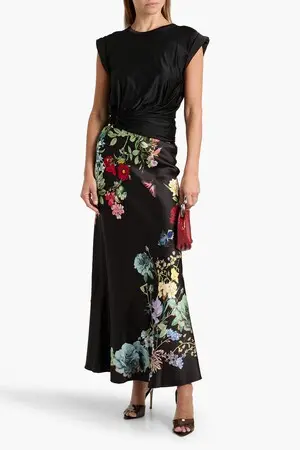 Rabanne Embellished Satinjersey Top