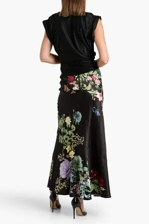 Rabanne Embellished Satinjersey Top