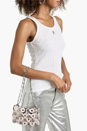 Rabanne Sparkle Discs Chainmail Shoulder Bag