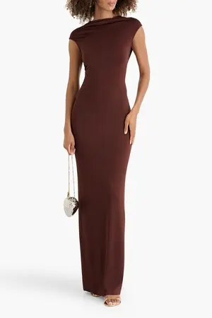 Victoria Beckham Gathered Jersey Gown