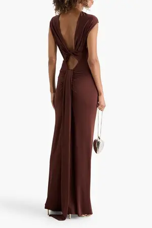 Victoria Beckham Gathered Jersey Gown
