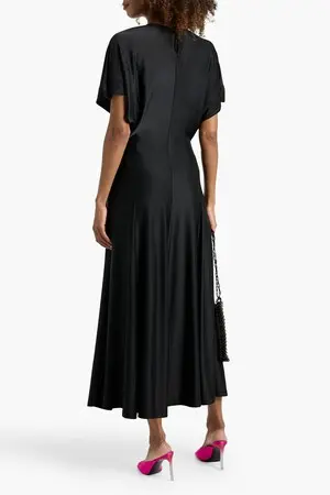 Rabanne Asymmetric Stretchjersey Maxi Dress