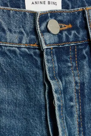 ANINE BING Highrise Wideleg Jeans