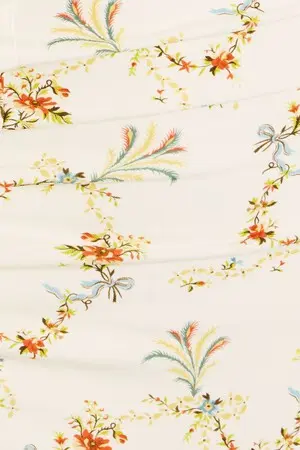 Rabanne Ruched Floralprint Jersey Maxi Dress