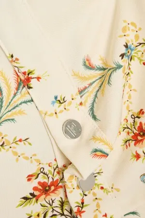 Rabanne Floralprint Stretchjersey Top
