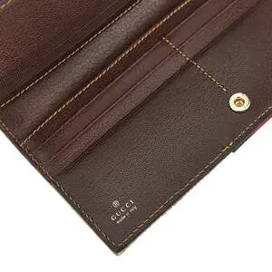 Gucci Gg Supreme Wallet With Web Ribbon