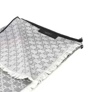Gucci Jacquard Silk And Wool-blend Scarf