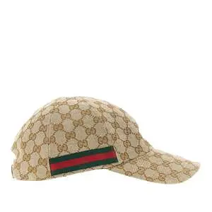 Gucci Gg Monogram Baseball Cap - Beige