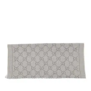 Gucci Gg Jacquard Wool Scarf