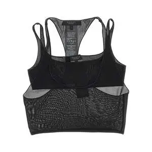 Gucci Two-piece Stretch Viscose Crêpe Top - Black
