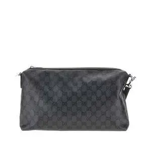 Gucci Gg Supreme Monogram Medium Bag - Black