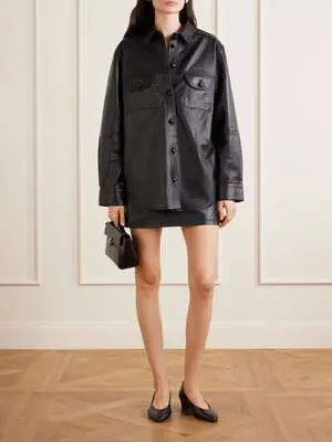 BLAZÉ MILANO Berber Leather Shirt