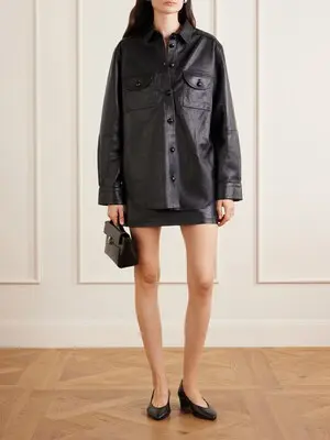 BLAZÉ MILANO Berber Leather Shirt