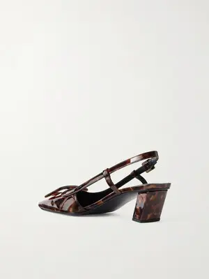 ROGER VIVIER Belle Vivier Slingback Pumps - Tortoiseshell