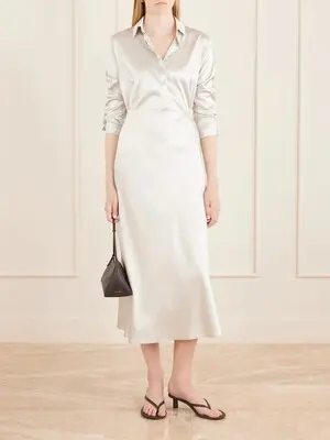 THE PARK Bonnie Silk-blend Shirt
