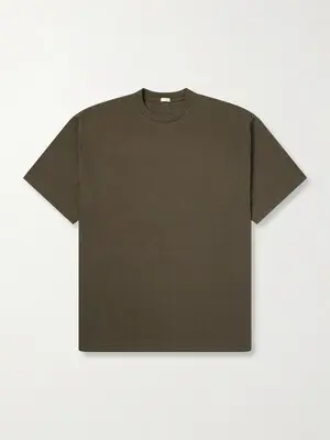 A.PRESSE Heavy Weight Cotton-jersey T-shirt - Green