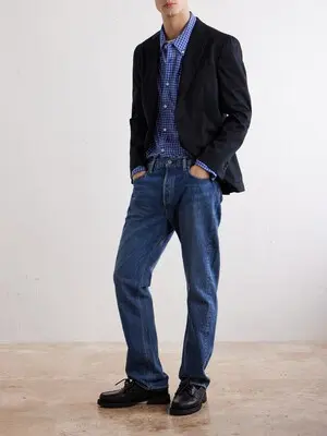 SLOWEAR Stretch-cotton Gabardine Suit Jacket