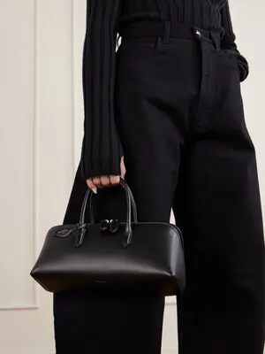Alaïa Delta Small Leather Shoulder Bag