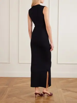 Stella McCartney Ribbed Jersey Midi Dress