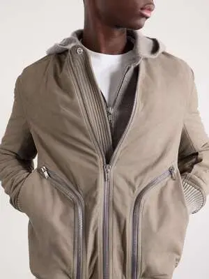 Rick Owens Bauhaus Leather Zip-up Flight Jacket