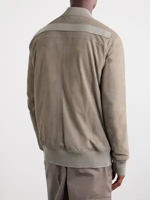 Rick Owens Bauhaus Leather Zip-up Flight Jacket
