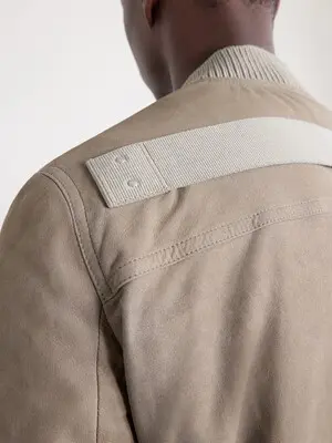 Rick Owens Bauhaus Leather Zip-up Flight Jacket