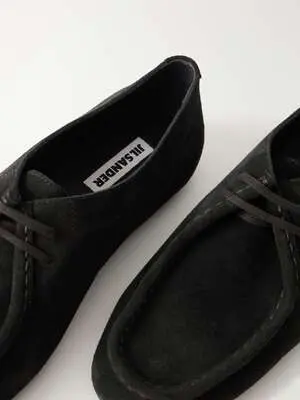 JIL SANDER Suede Derby Shoes