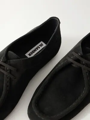 JIL SANDER Suede Derby Shoes