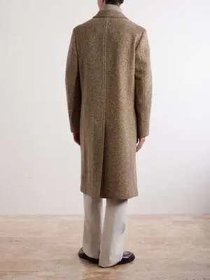 Massimo Alba Mercury Herringbone Virgin Wool Coat