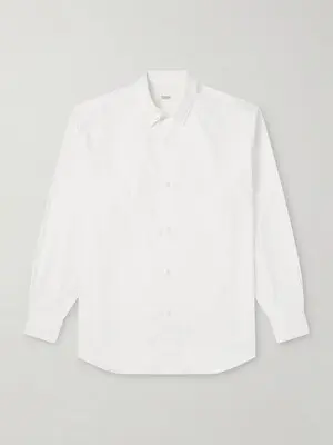 A.PRESSE Cotton-poplin Shirt