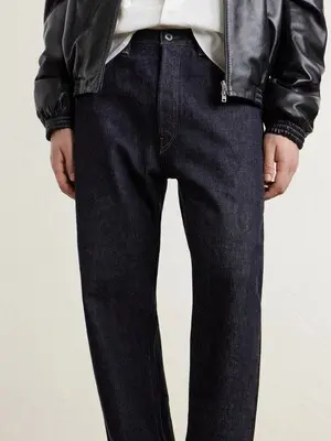 A.PRESSE Tapered Indigo Denim Jeans