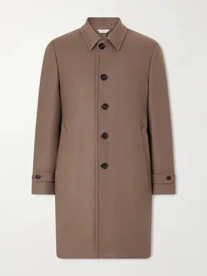 Boglioli Wool-blend Felt Coat - Neutrals