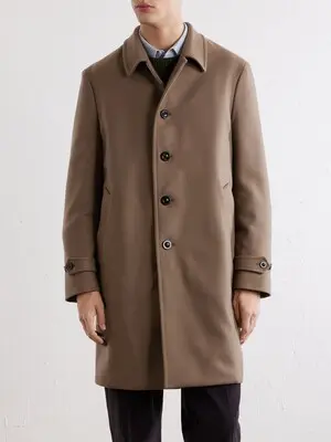 Boglioli Wool-blend Felt Coat