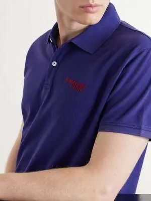 Acne Studios Logo-embroidered Cotton-piqué Polo Shirt