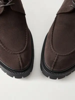 Thom Browne Suede Derby Shoes