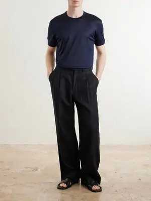 Dolce & Gabbana Silk-jersey T-shirt - Blue
