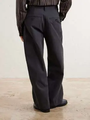 Studio Nicholson Barrel-leg Cotton-twill Trousers