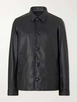 Rick Owens Brad Leather Jacket - Black