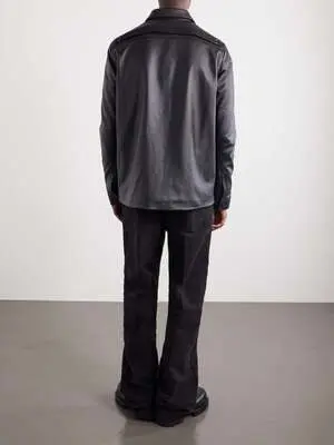 Rick Owens Brad Leather Jacket