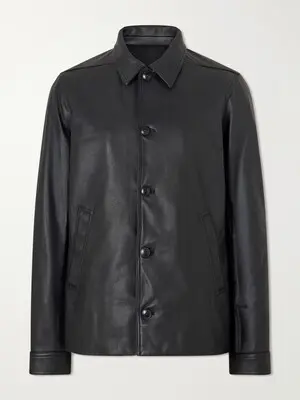 Rick Owens Brad Leather Jacket - Black